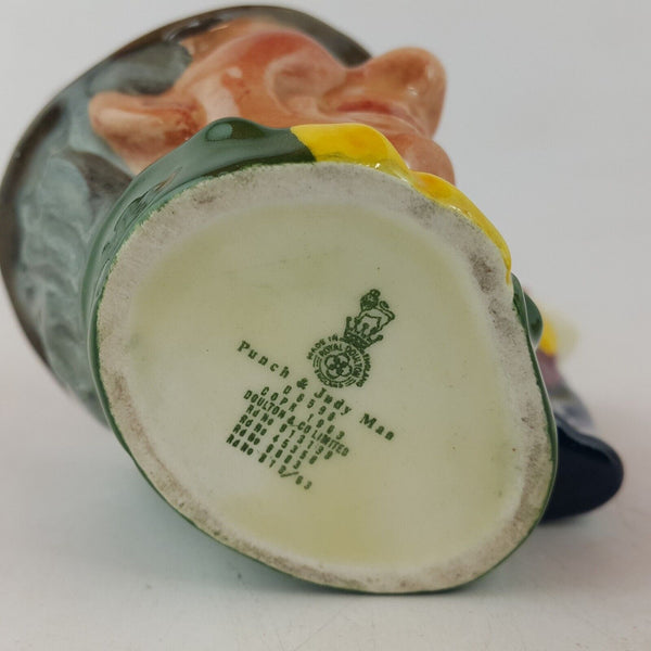 Royal Doulton Mini Character Jug D6596 - Punch and Judy Man - 7162 RD ...
